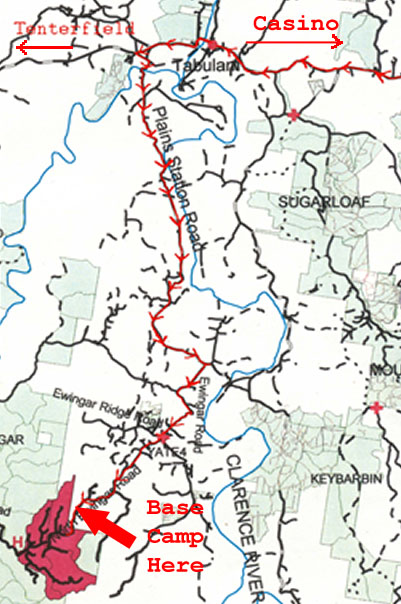 Ewingar Forest, a warm, temperate rainforest rich in biodiversity, is ...